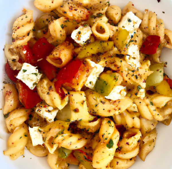 Haloumi pasta salad | AH7.fit™