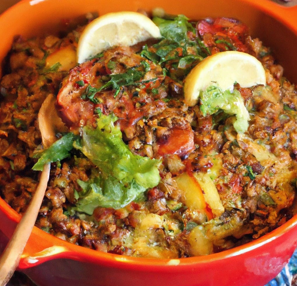 Mixed vegetable lentil bake | AH7.fit™