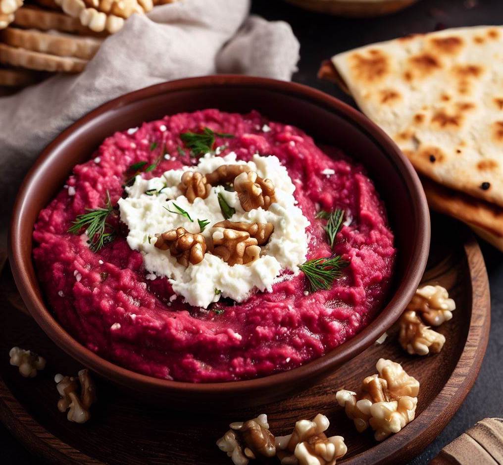 Beetroot, walnut and feta dip | AH7.fit™