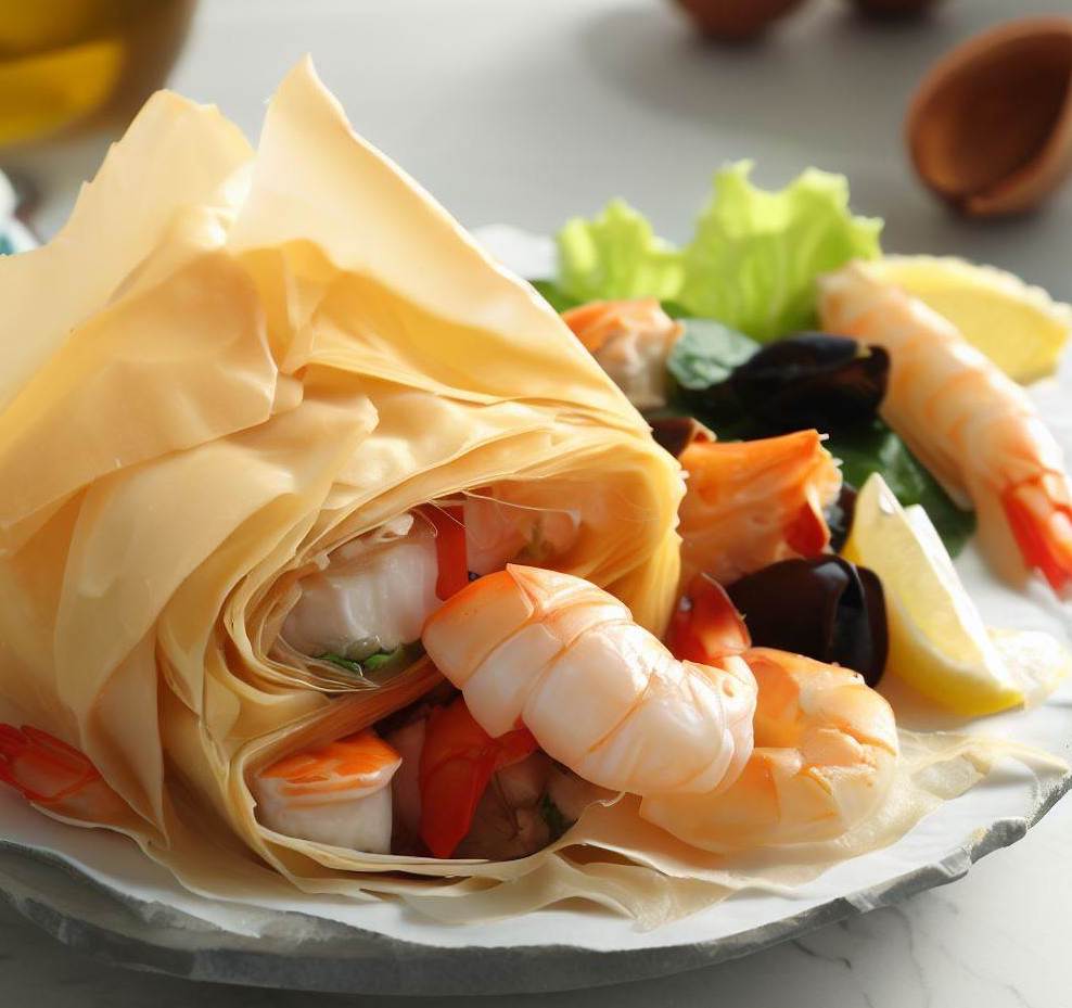 Seafood filo parcels | AH7.fit™